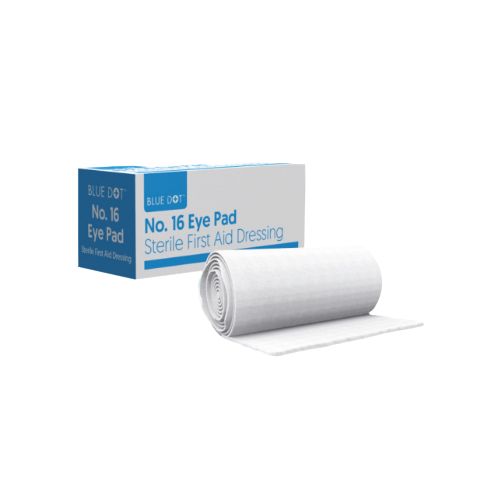 No. 16 Sterile Eye Pad Dressing with Bandage x 1 | MidMeds Limited