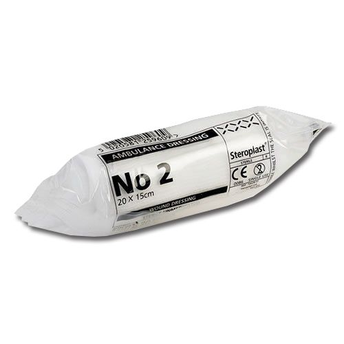 No. 2 Ambulance Dressing - Large - 15cm x 20cm x 48 | MidMeds Limited