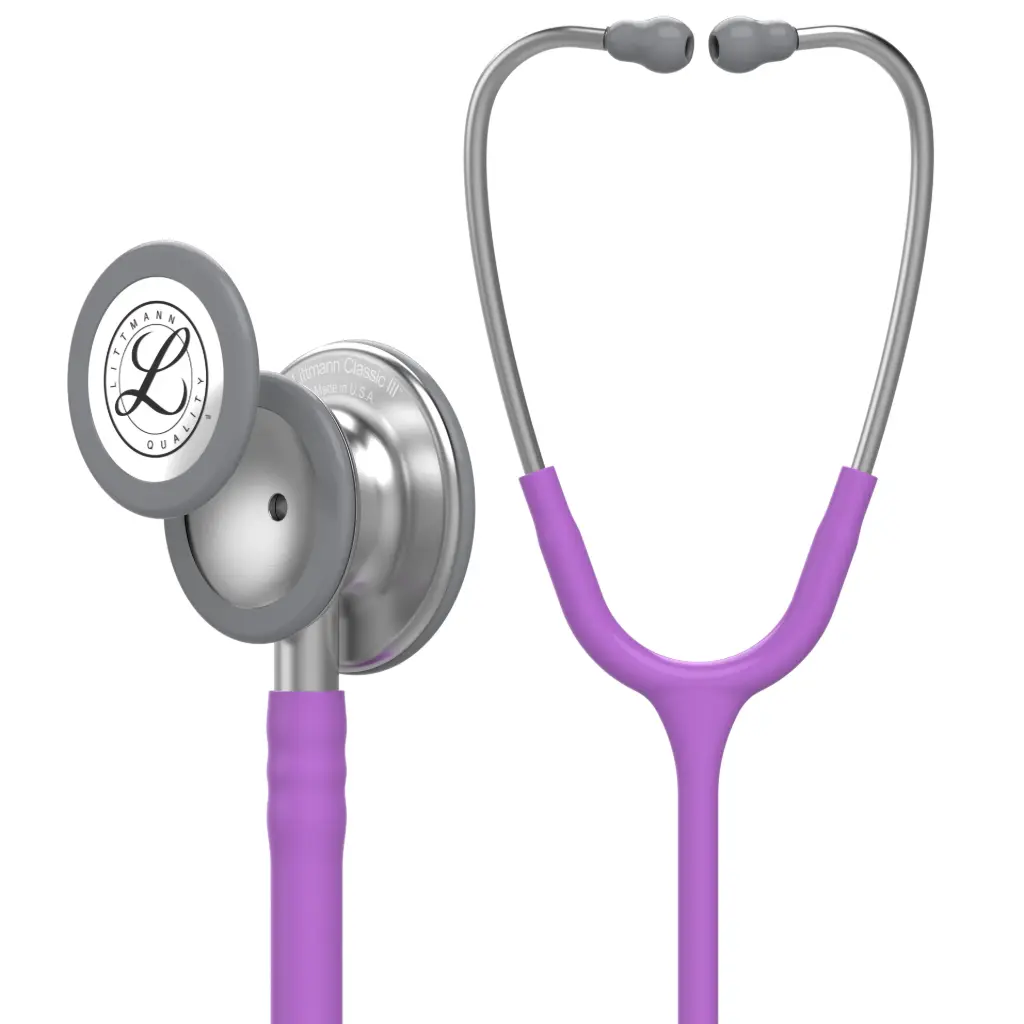 3M™ Littmann® Classic III™ Monitoring Stethoscope, Lavender Tube, 69 cm ...
